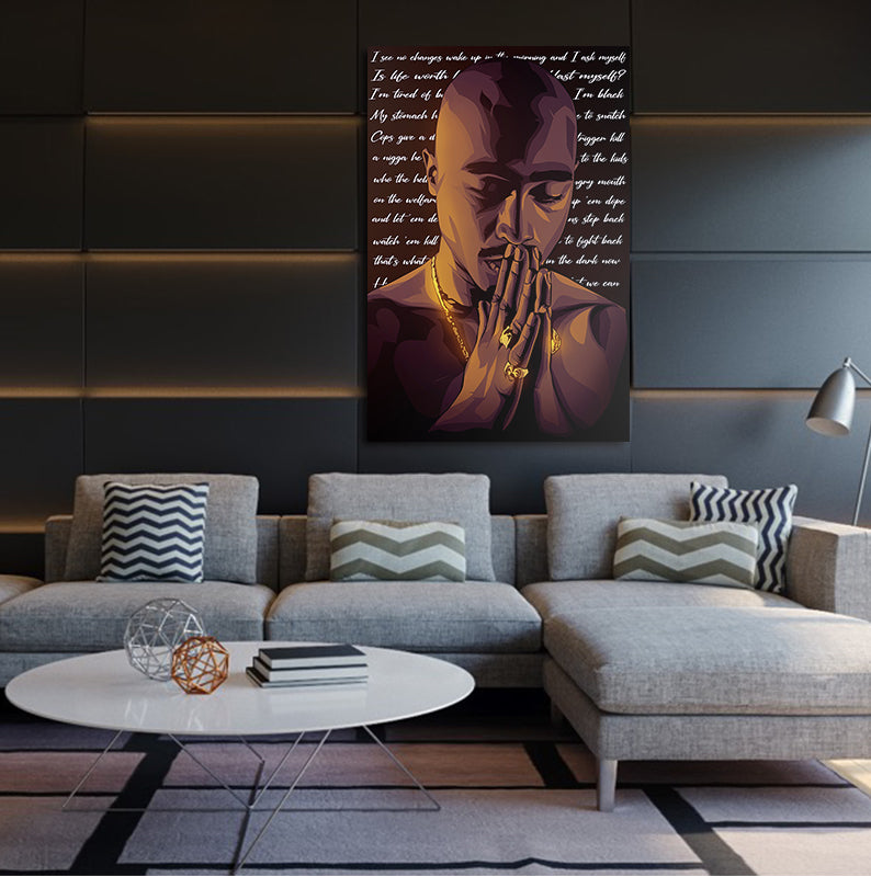 Tupac (changes) Artwork - Art Canvas NZ